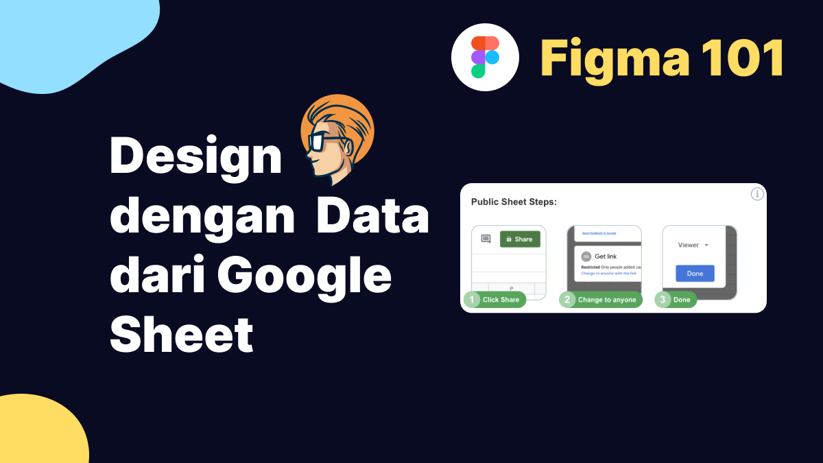 Desain Dengan Data Dari Google Sheet di Figma - Dei's Blog